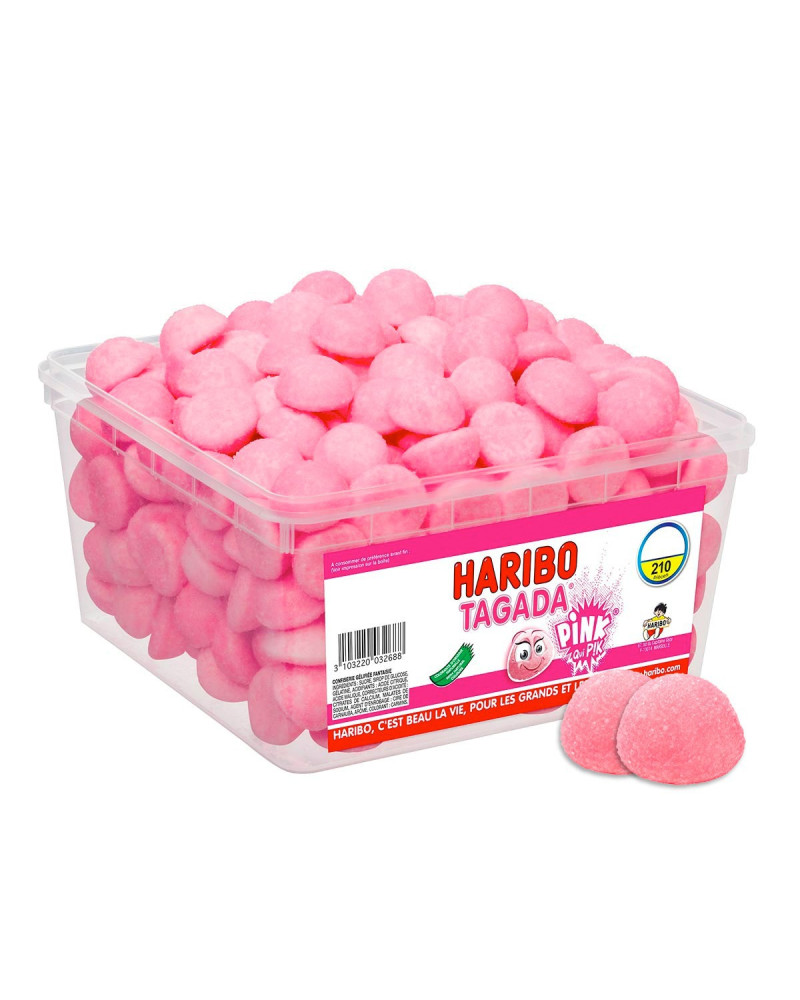 Tagada pink haribo tubo 210 cerise