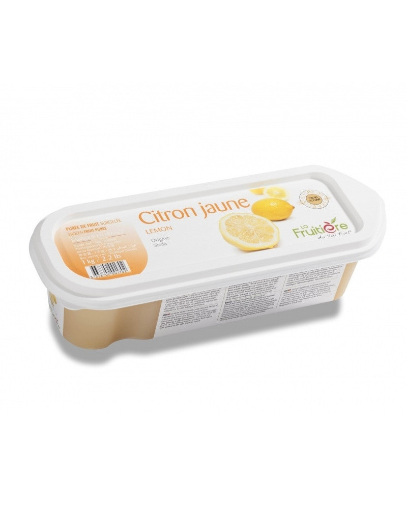 Purée citron jaune surgelée la fruitière