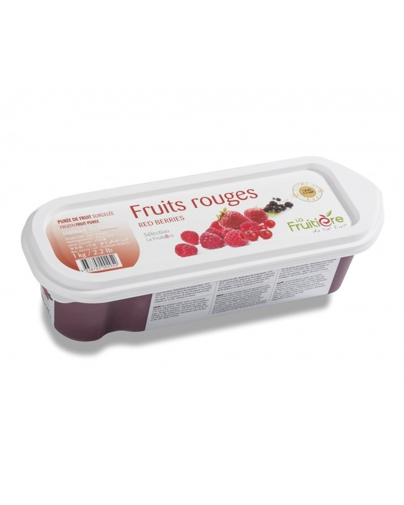 Purée de fruits rouges surgelée la Fruitière
