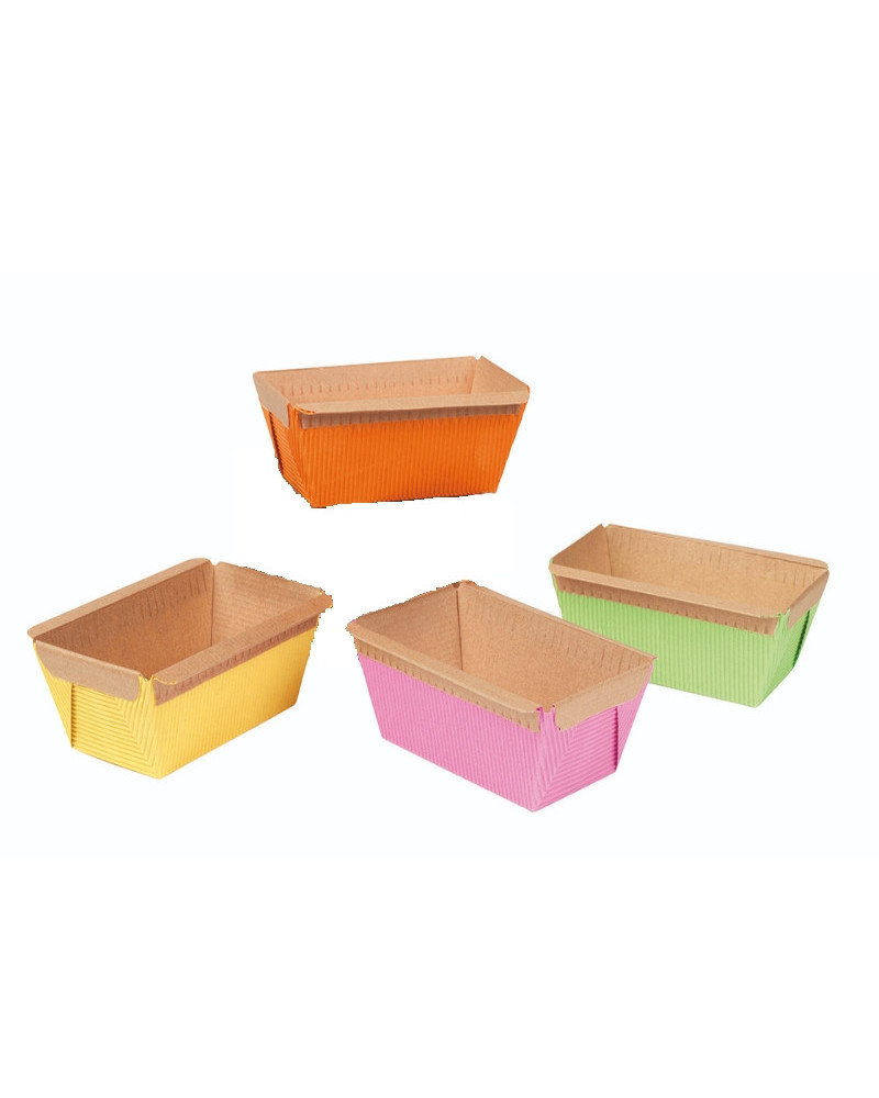 Lot de 48 moules à cake en carton Nordia