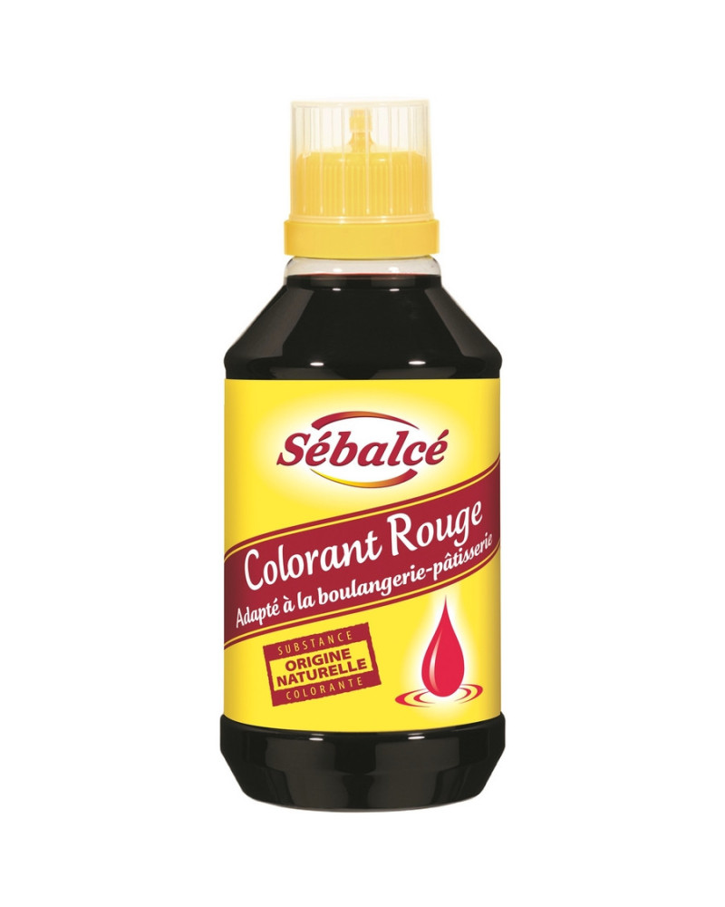 Colorant liquide rouge Sébalcé flacon 500ml