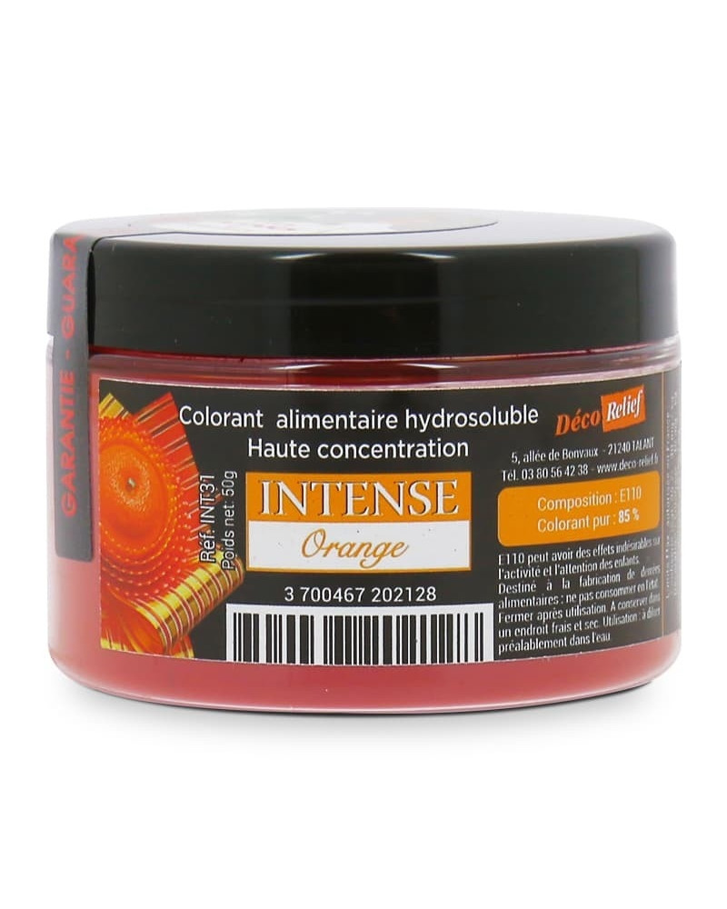 Colorant intense orange Déco Relief (pot de 50gr)