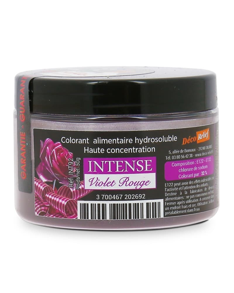 Colorant intense violet-rouge Déco Relief (pot de 50gr)